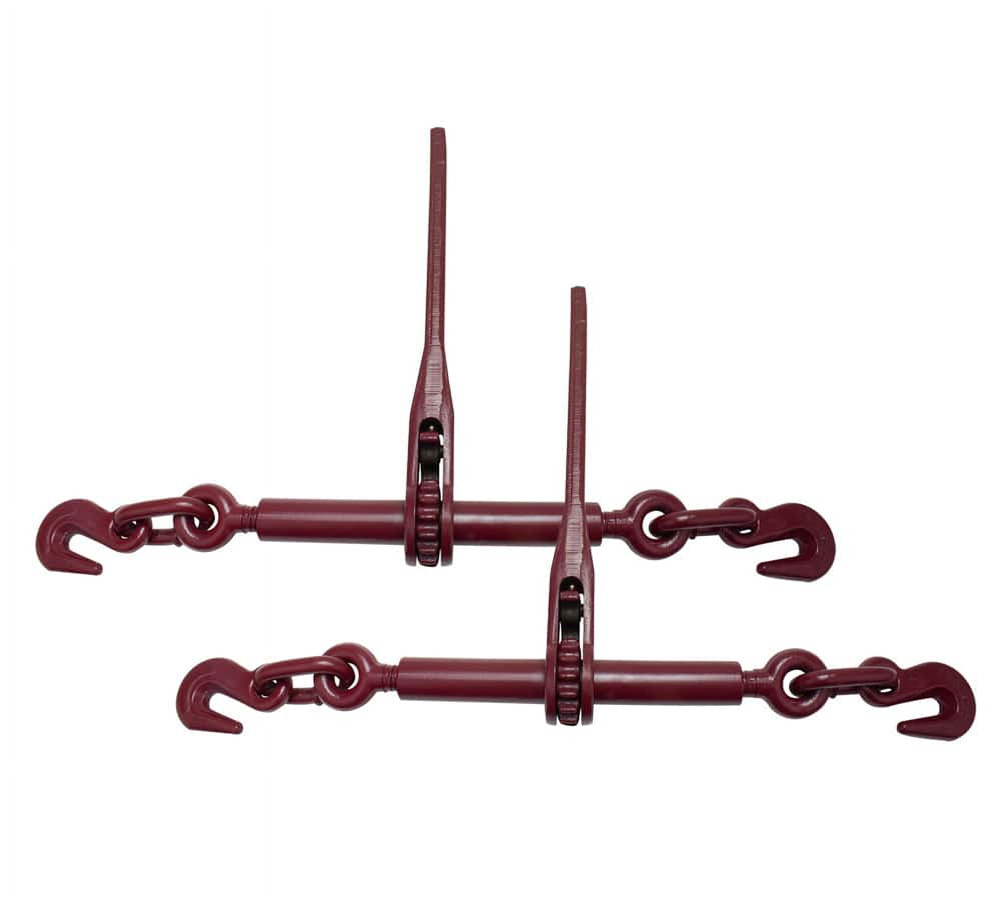 (2 Pack) Mytee Products 5/16"-3/8" Heavy Duty Ratchet Lever Load Binder ...