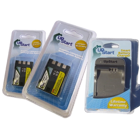 2 Pack - NB-2LH Battery Replacement + Charger (1800mah, 7.4v, Li-ion ...