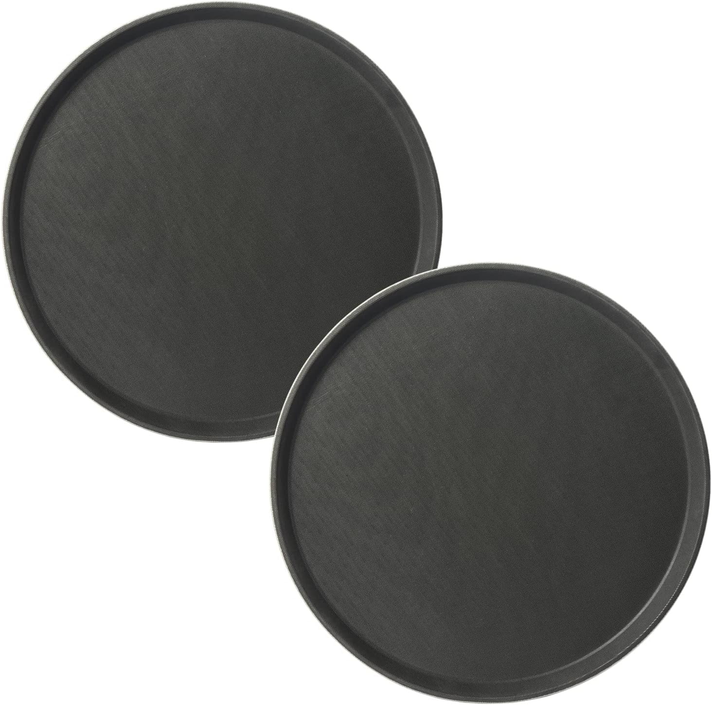 2-Pack NSF Certified Restaurant Grade Non-Slip 14 Inch Round Serving ...