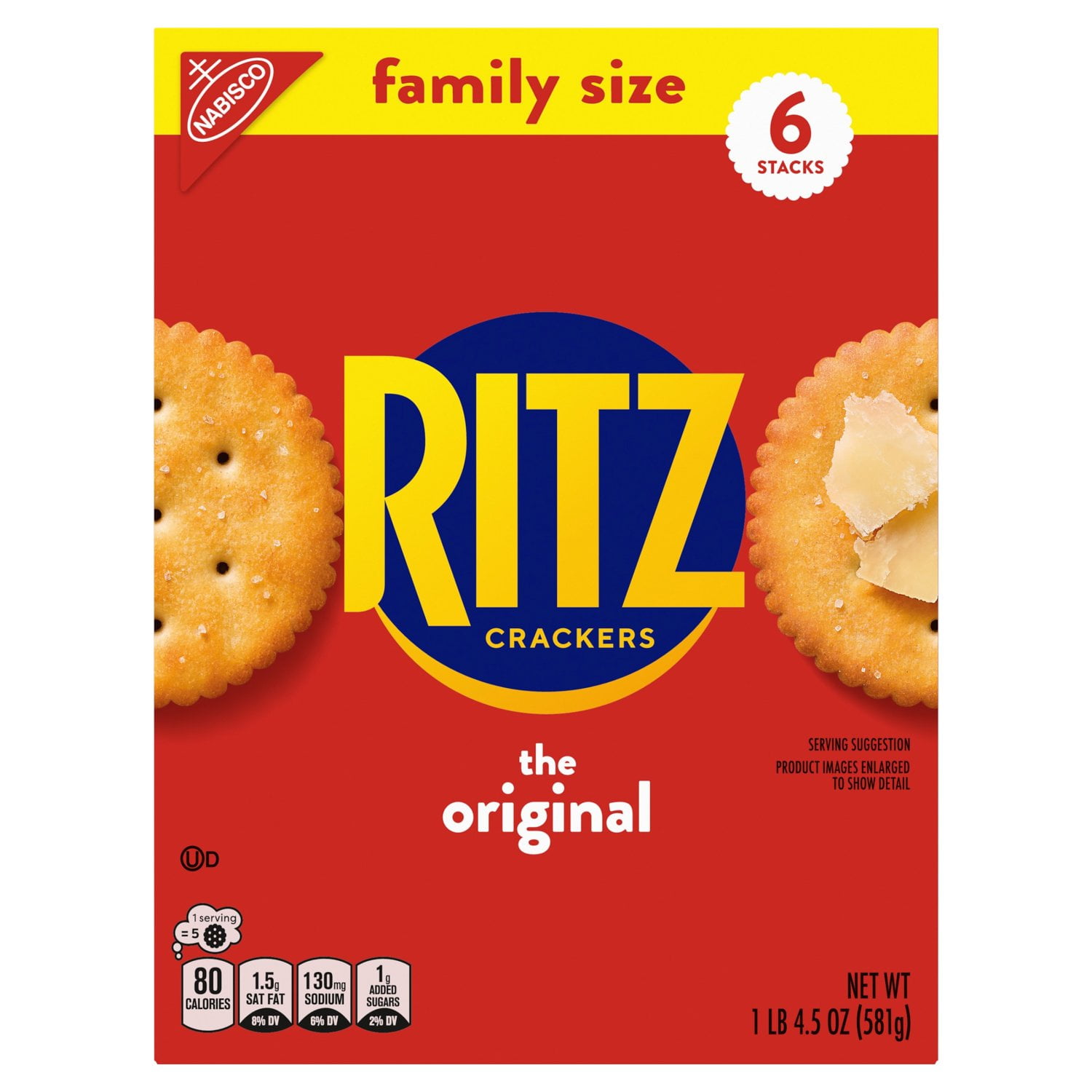 2 Pack - Nabisco Ritz Original Crackers Family Size 20.5 oz Package May ...