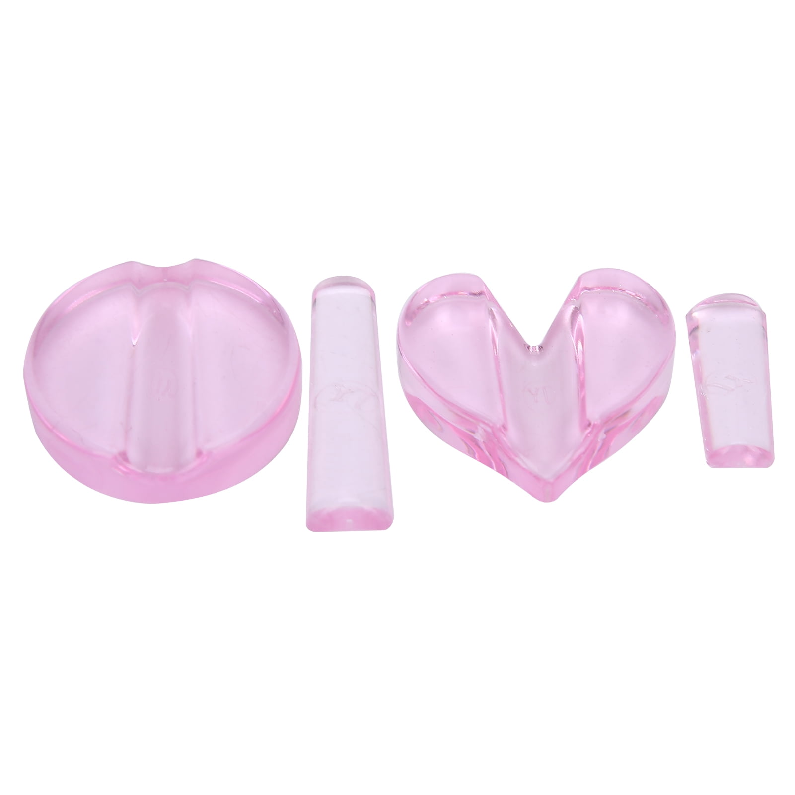 2-Pack Nail Art Metal Slice Curve Mold - Metal Frame Bending Tool for ...