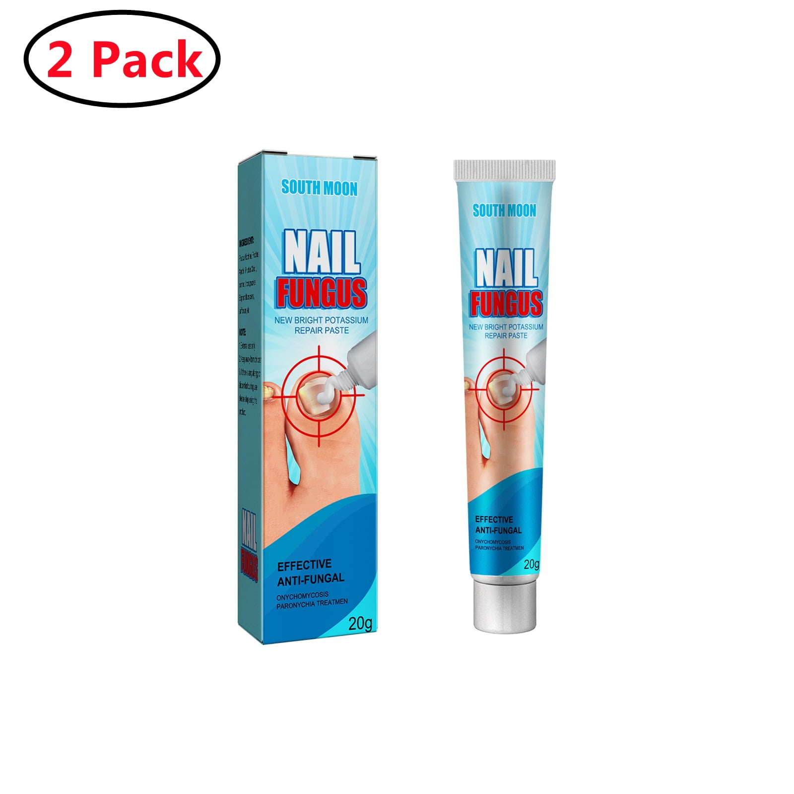 2 Pack Nail Repair Cream, Effective Toenail Fungus Treatment Fungus ...