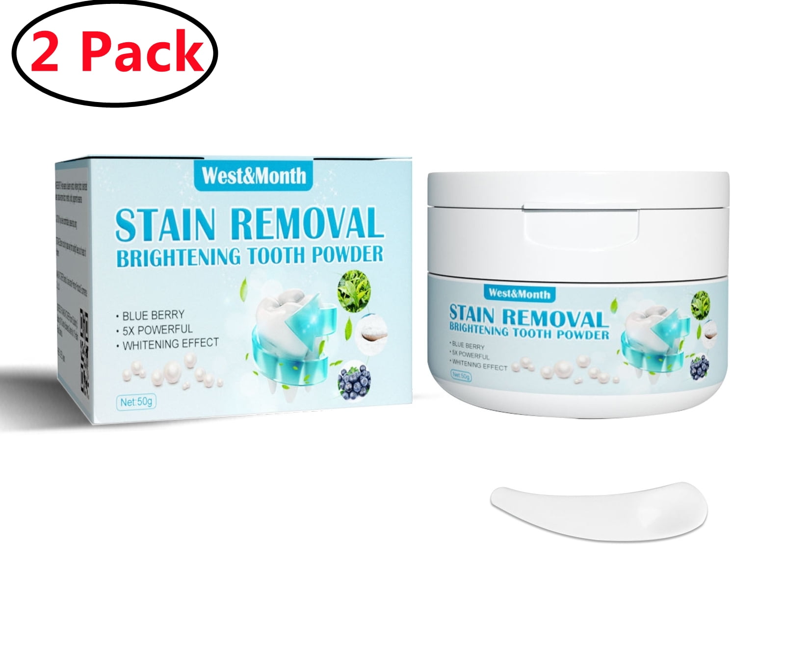 2 Pack Natural Tooth Powder | Remineralizing Tooth Powder | Natural ...