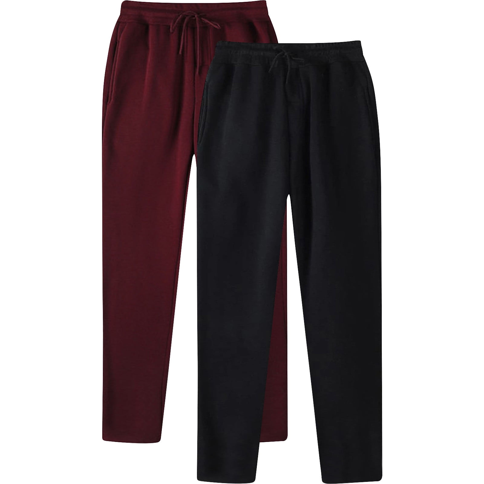 2 Pack Navy Blue Cargo Pants Plus Size Baggy Pants Mens Comfy Joggers ...