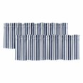 2 Pack Navy Blue Striped Valance for Window Rustic Country Stripes ...