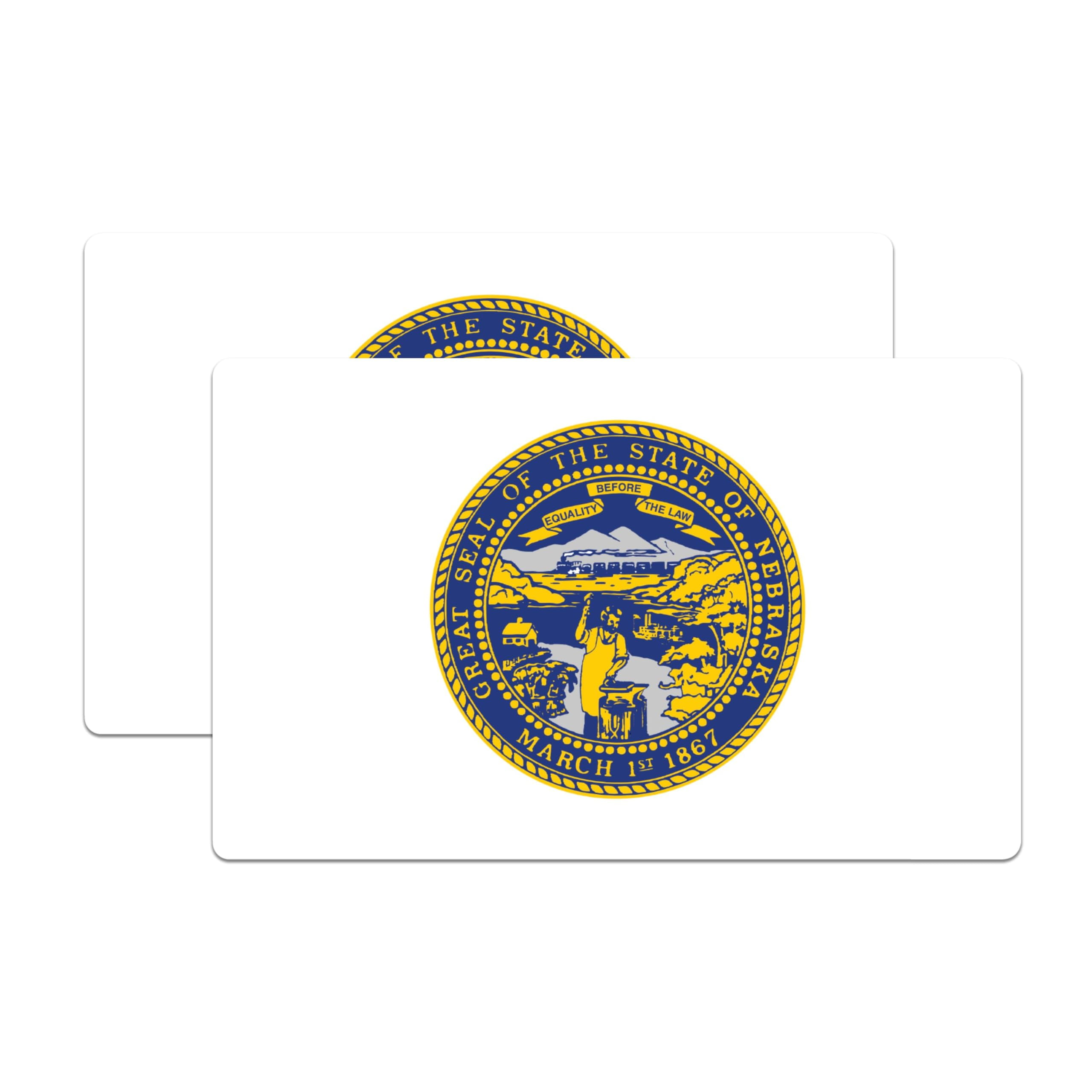 (2 Pack) Nebraska State Flag Magnets - NE State Flag Magnet - Choose ...