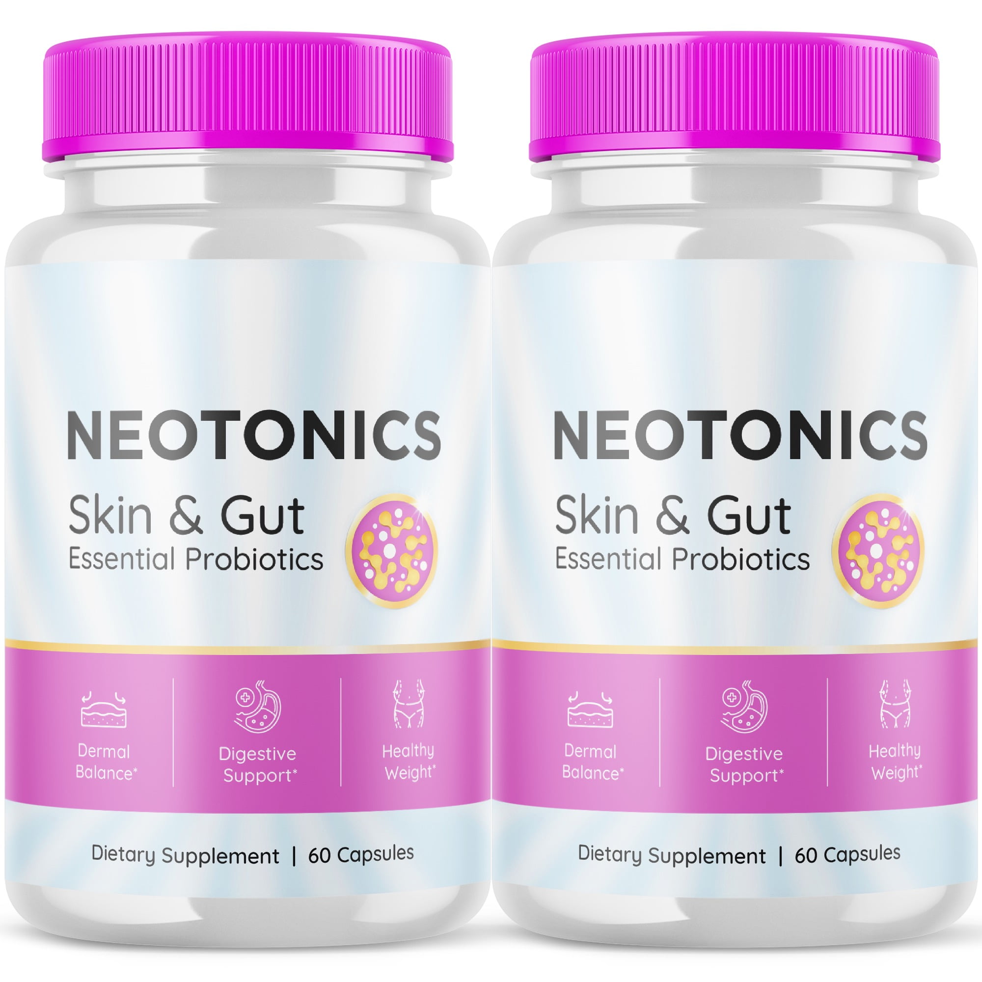 (2 Pack) Neotonics - Dietary Supplement for Digestion and Healthy Gut ...