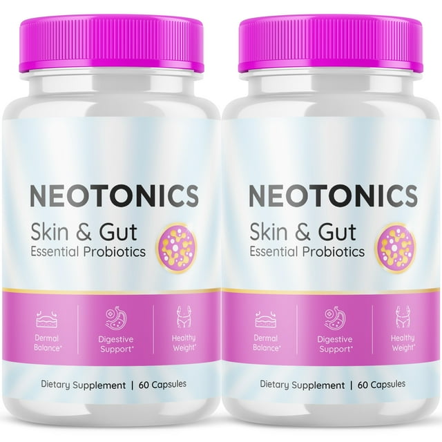 (2 Pack) Neotonics - Dietary Supplement for Digestion and Healthy Gut ...