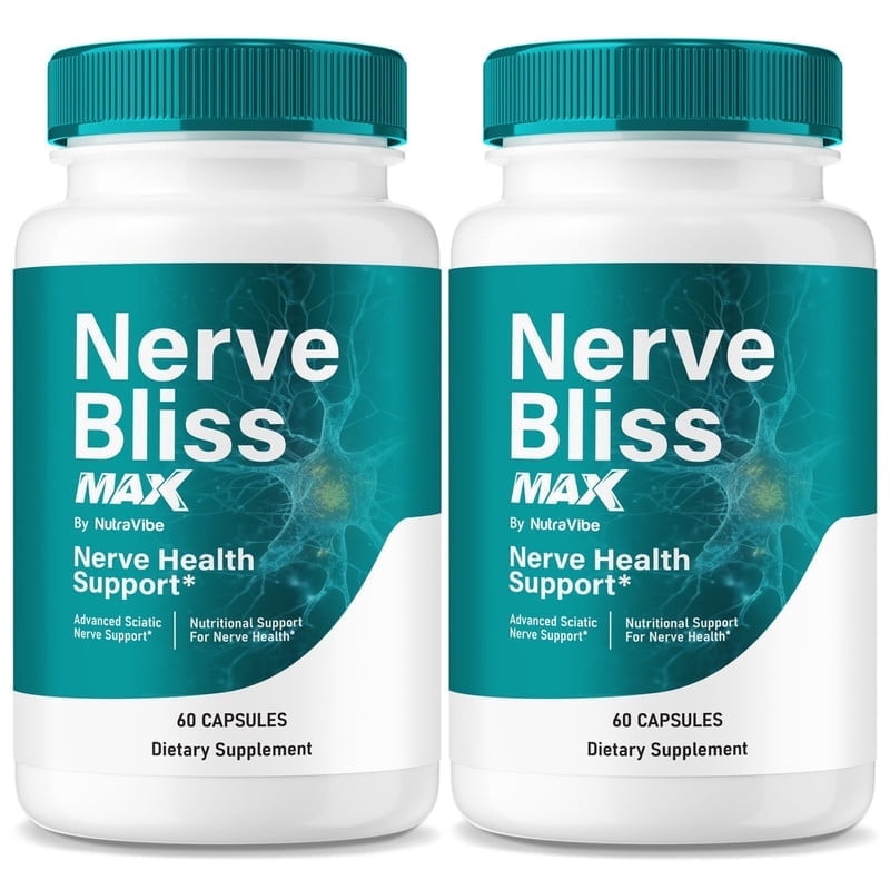 (2 Pack) Nerve Bliss Max Capsules, Official Nutritional Support For ...