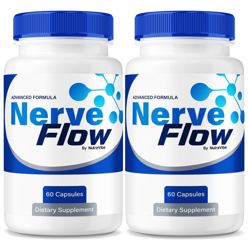 (2 Pack) Nerve Flow – Daily Support Formula with a Balanced Blend for ...