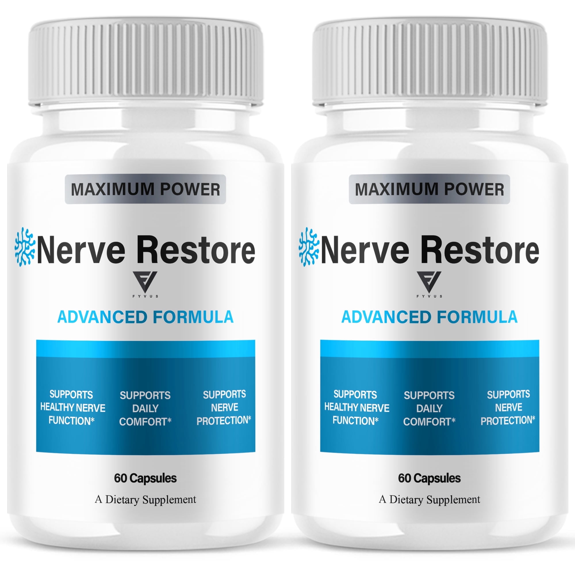 (2 Pack) Nerve Restore Advanced Formula, NerveRestore Max Health (120 ...