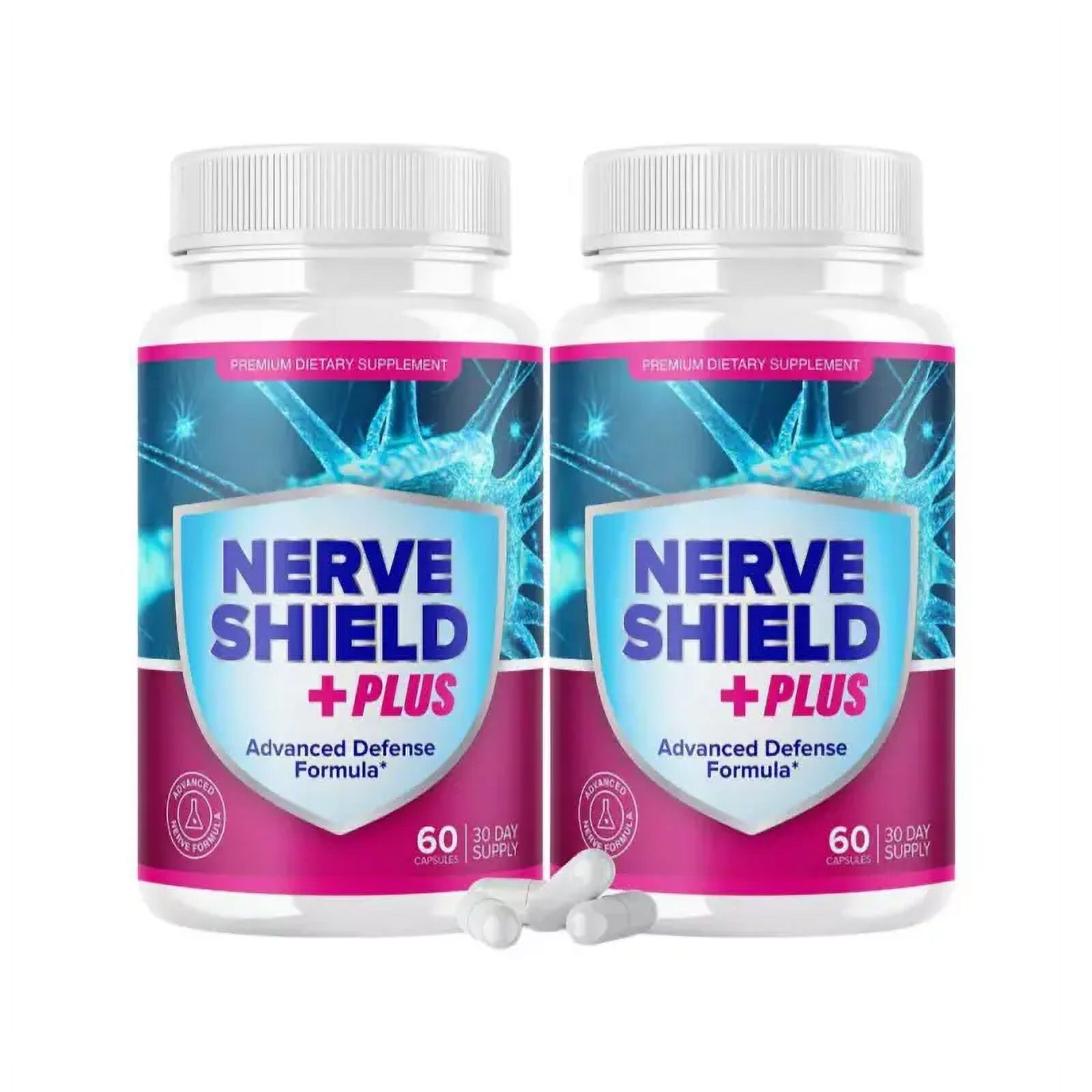 2_Pack_Nerve_Shield_Plus_Advanced_Defense_Formula_120_Vegetarian ...