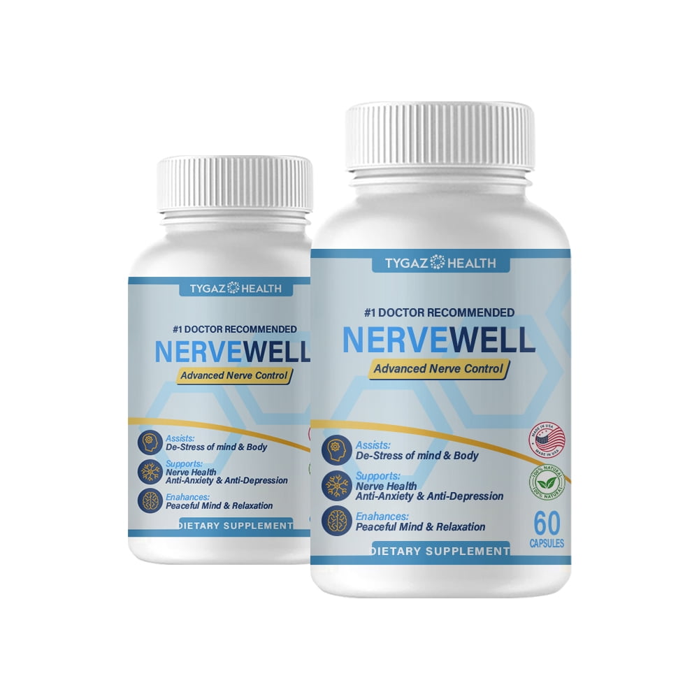 (2 Pack) NerveWell - Nerve Well Advanced Nerve Control - Walmart.com