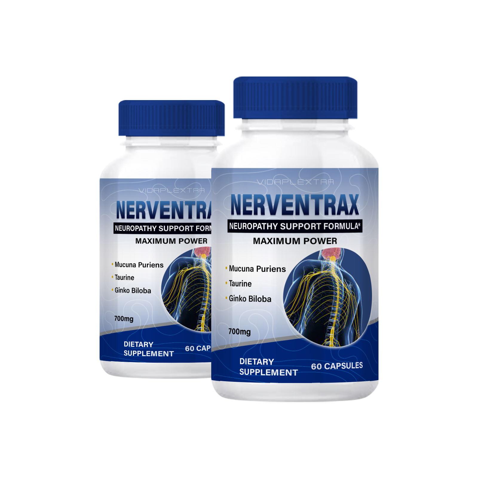 (2 Pack) Nerven Trax Capsules - Nerven Trax Capsules - Walmart.com