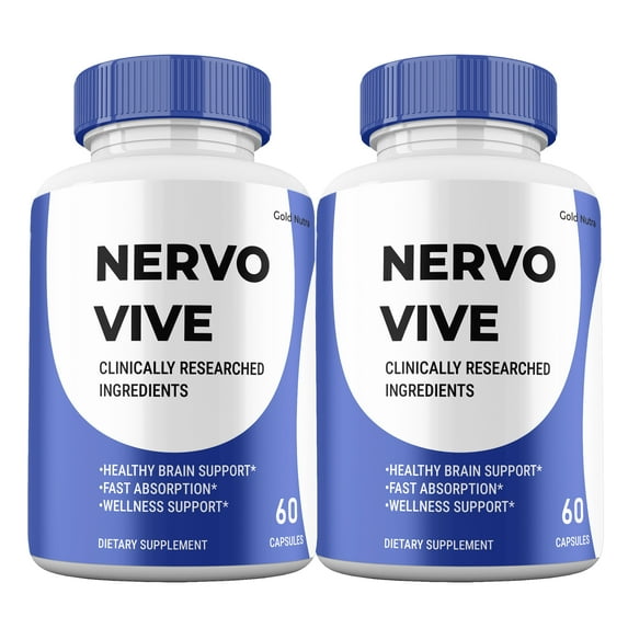 (2 Pack) Nervo Vive Capsules, Nervo Vive Supplement for Nerve Health ...