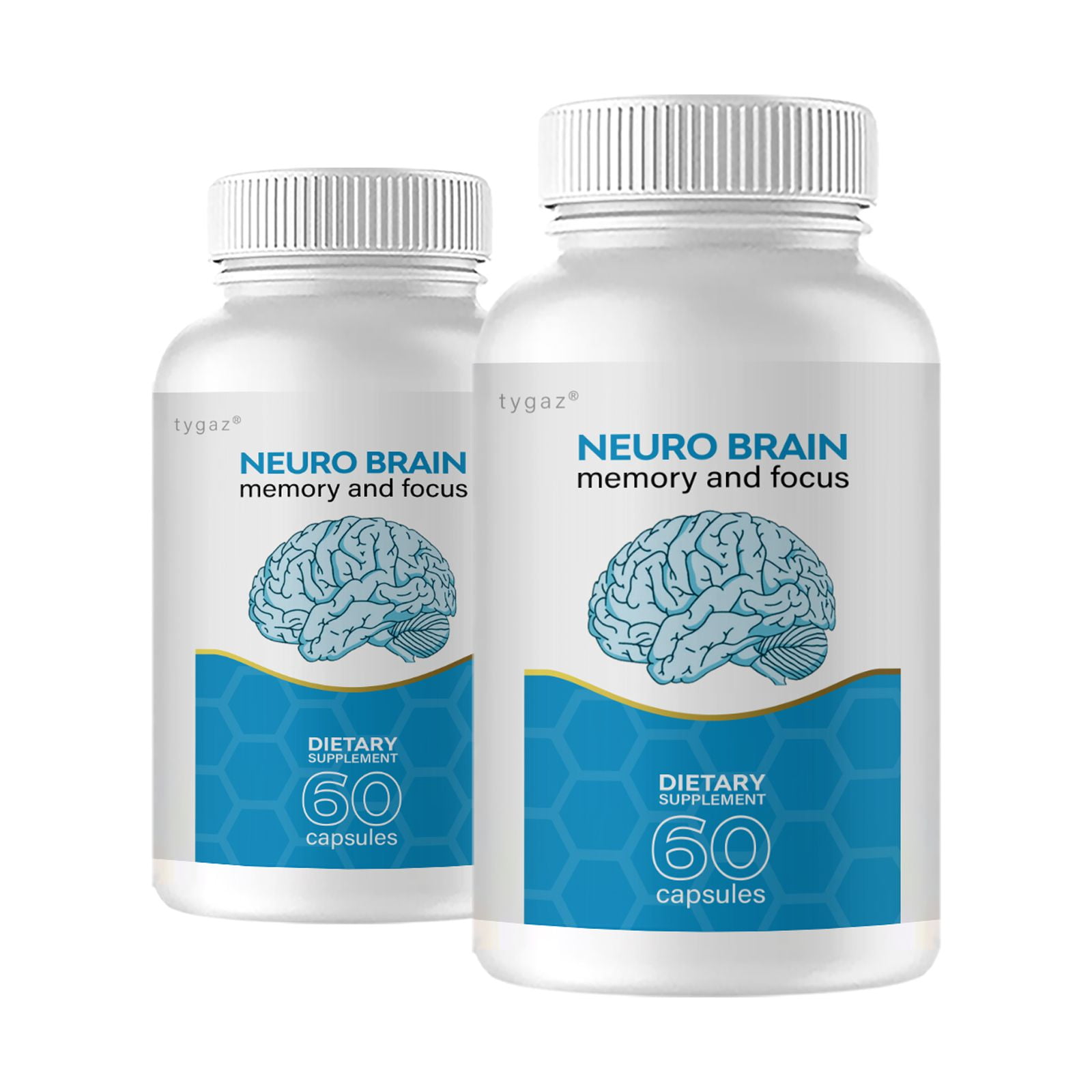 (2 Pack) Neuro Brain Capsules - Neuro Brain Capsules - Walmart Business ...