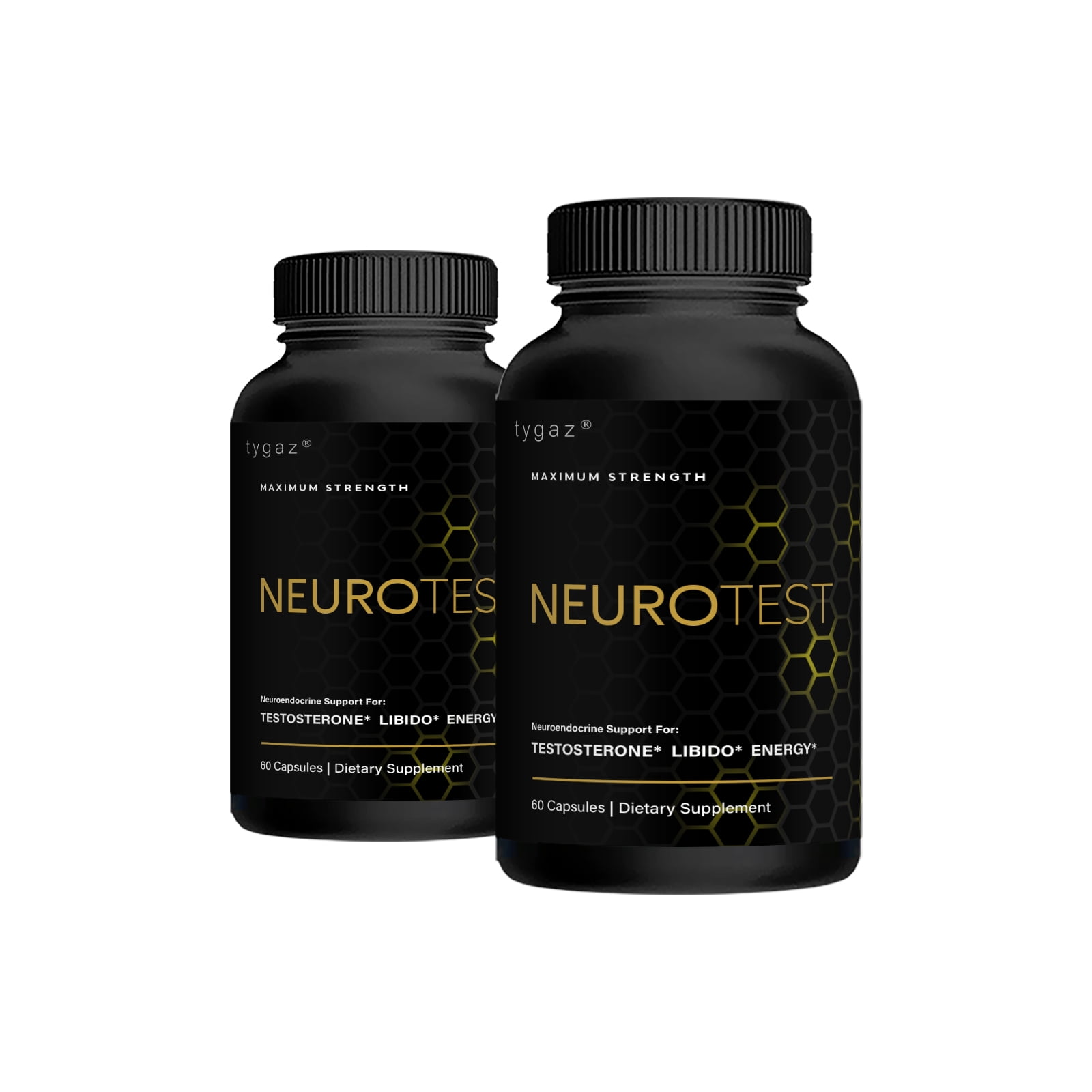 (2 Pack) Neuro Test Capsules - Neuro Test Capsules For Men - Walmart ...
