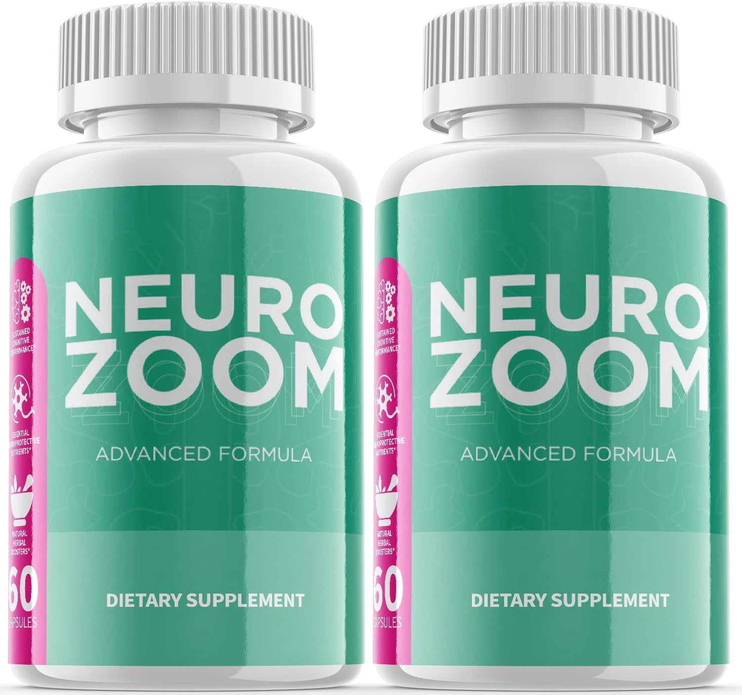 Neuro Zoom (2 Pack) - Brain Boost, Focus, Memory, Clarity - 120 ...