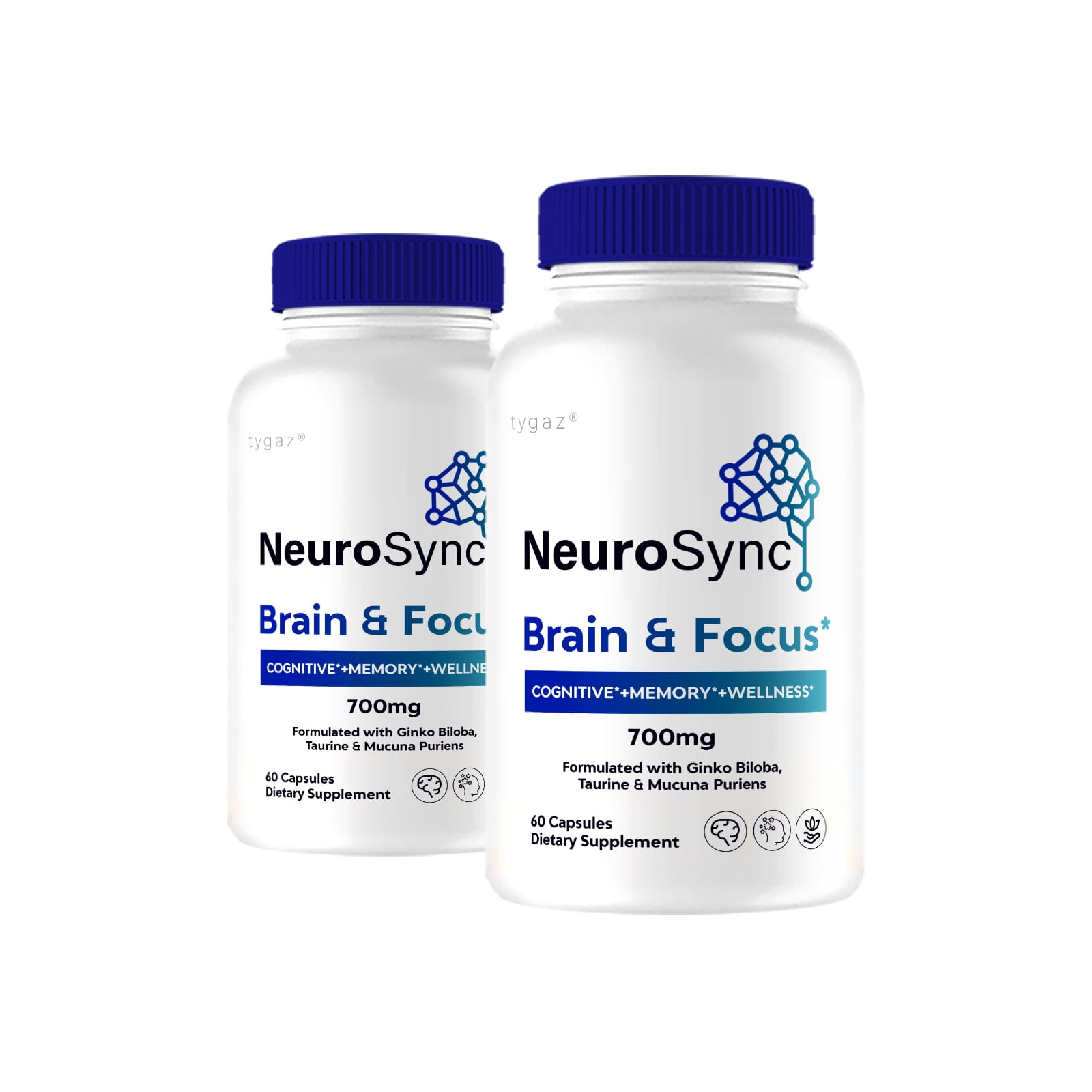 (2 Pack) NeuroSync - Neuro Sync Dietary Supplement - Walmart.com