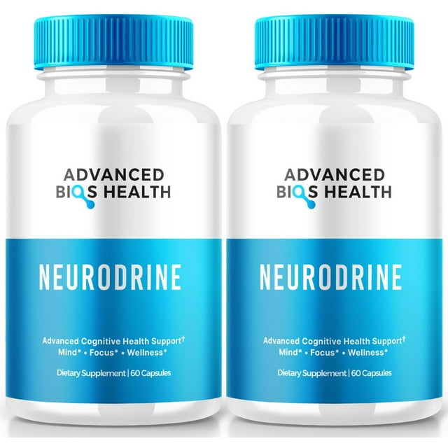 (2 Pack) Neurodrine Capsules, Advanced BioHealth Formula, All Natural ...
