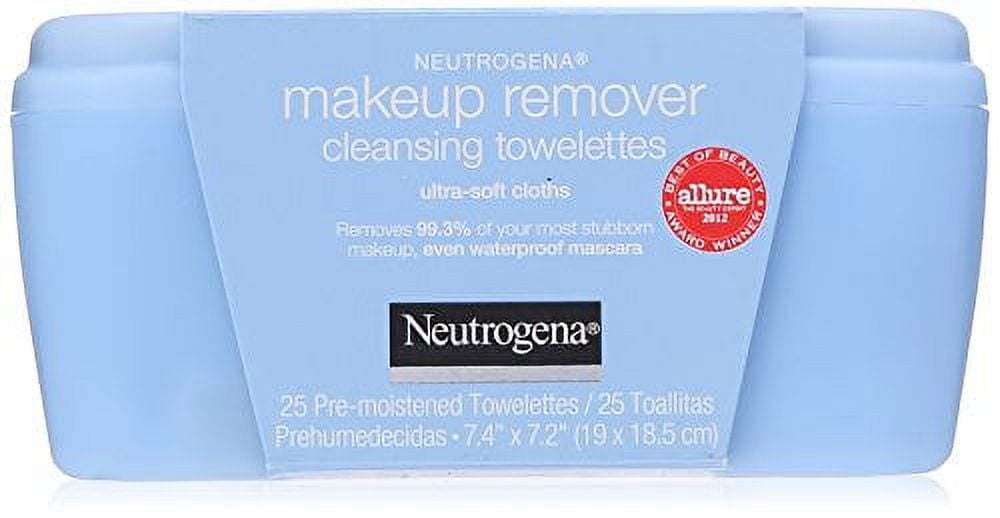 2 Pack - Neutrogena Makeup Remover Cleansing Towelettes 25 Count Each ...