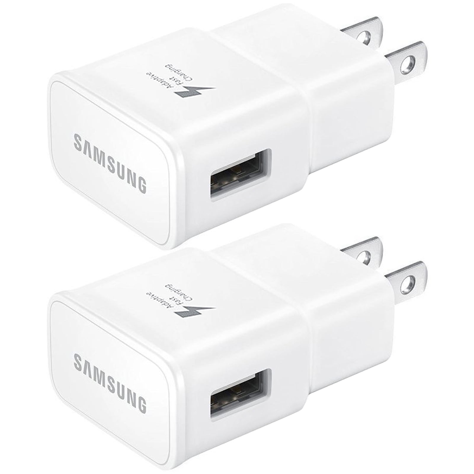 2-Pack New OEM Samsung fast Adaptive Wall Charger for Galaxy S7 S6 Note ...