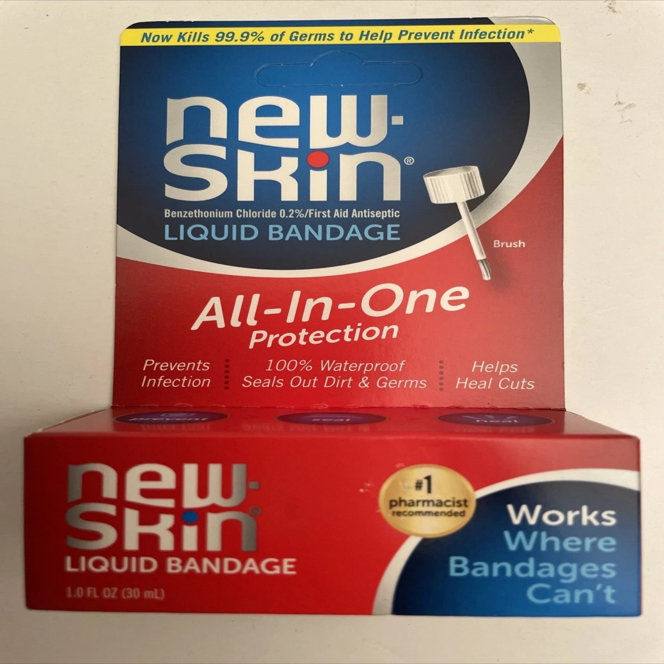 2 Pack - New-Skin Liquid Bandage 1 oz - Walmart.com