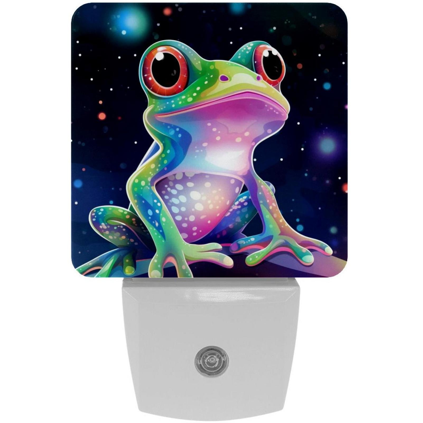 2 Pack Night Light for Kids, Frog Starry Sky Lovely Pattern Night Light ...