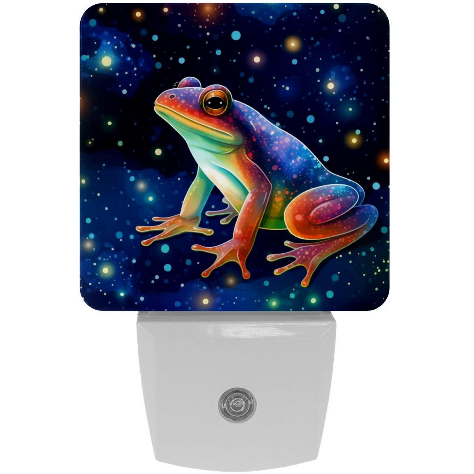 2 Pack Night Light for Kids, Starry Sky Frog Cute Pattern Night Light ...
