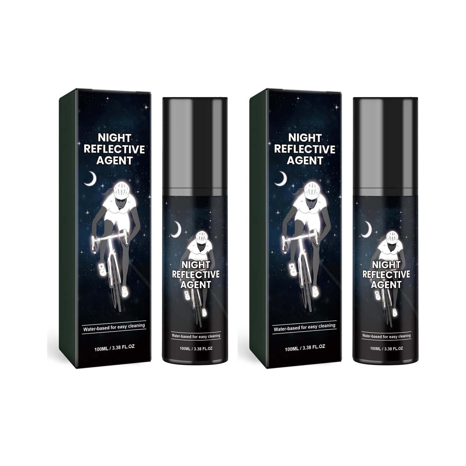 2-Pack Night Reflective Spray Paint, 200ml Glow-in-Dark Reflective ...