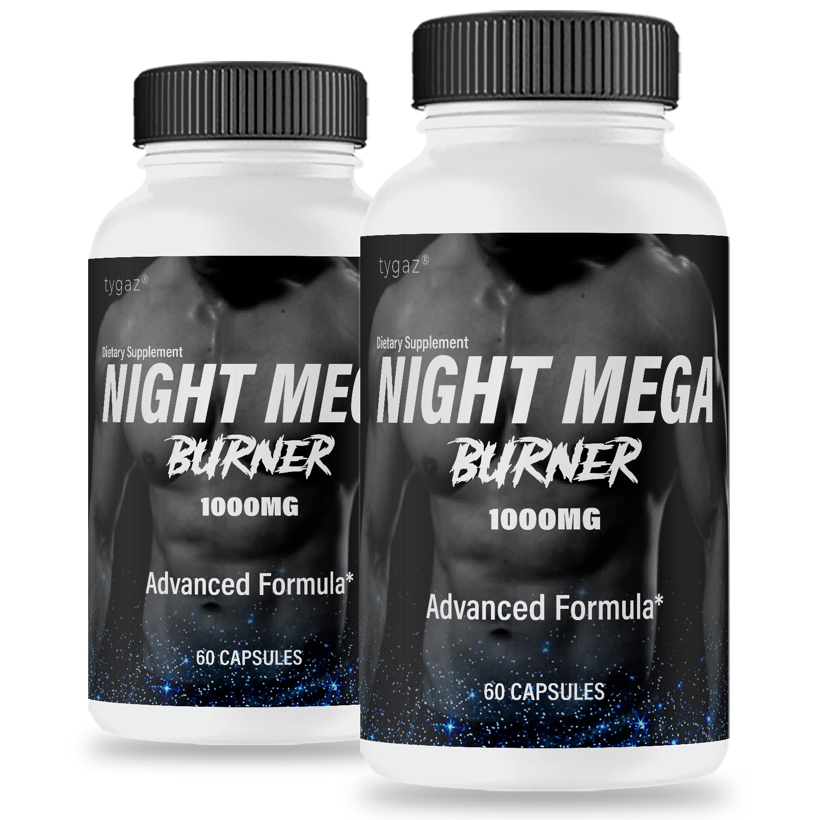 (2 Pack) NightMegaBurner - Night Mega Burner Pill Supplement - Walmart.com