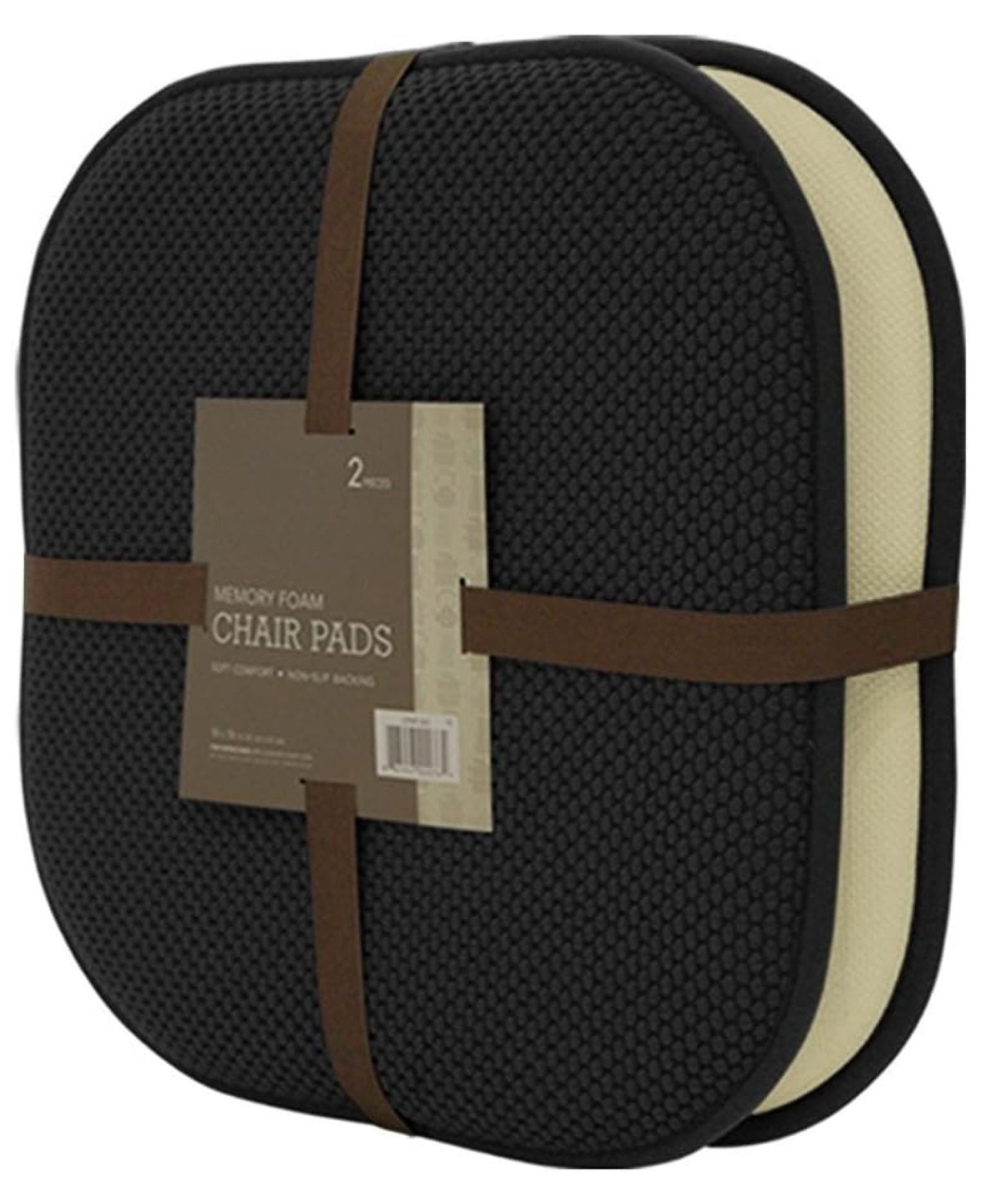 2 Pack Non Slip Ultra Soft Chenille Premium Comfort Memory Foam Chair ...