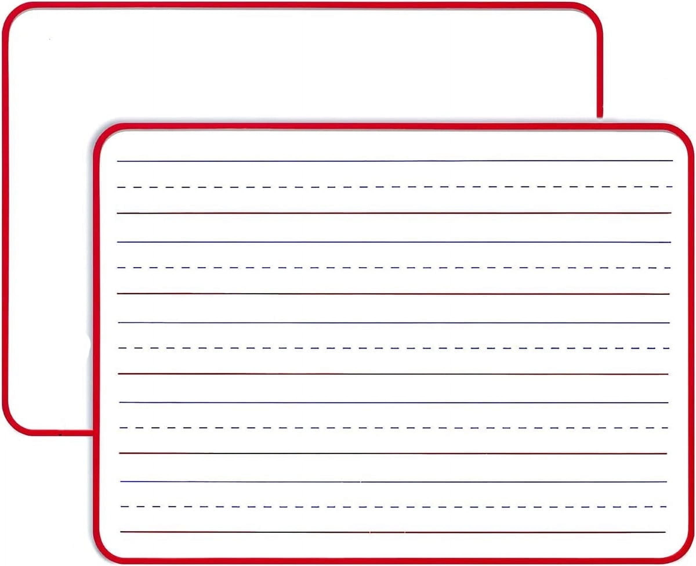 2 Pack Nonmagnetic Small Dry Erase White Board 9" x 12" Double Sided ...