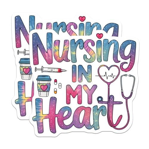(2 Pack) Nursing in My Heart Magnets - Nurse Appreciation - Medical ...