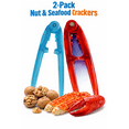 2-Pack Nut & Seafood Cracker – Durable ABS Plastic, Ergonomic Shellfish ...