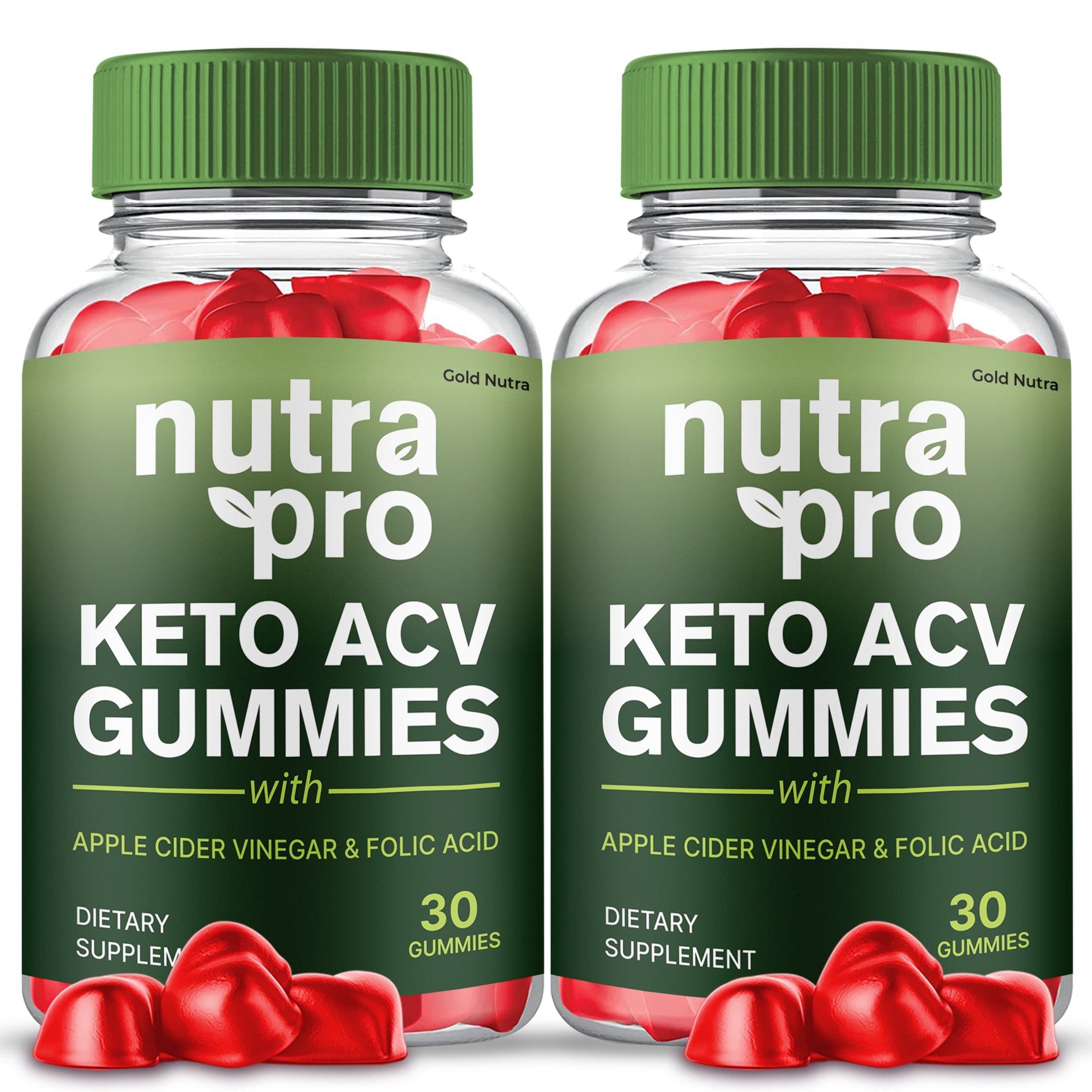 (2 Pack) Nutra Pro Keto ACV Gummies, NutraPro Keto + ACV Supplement for Ketogenic Diet, Premium ...