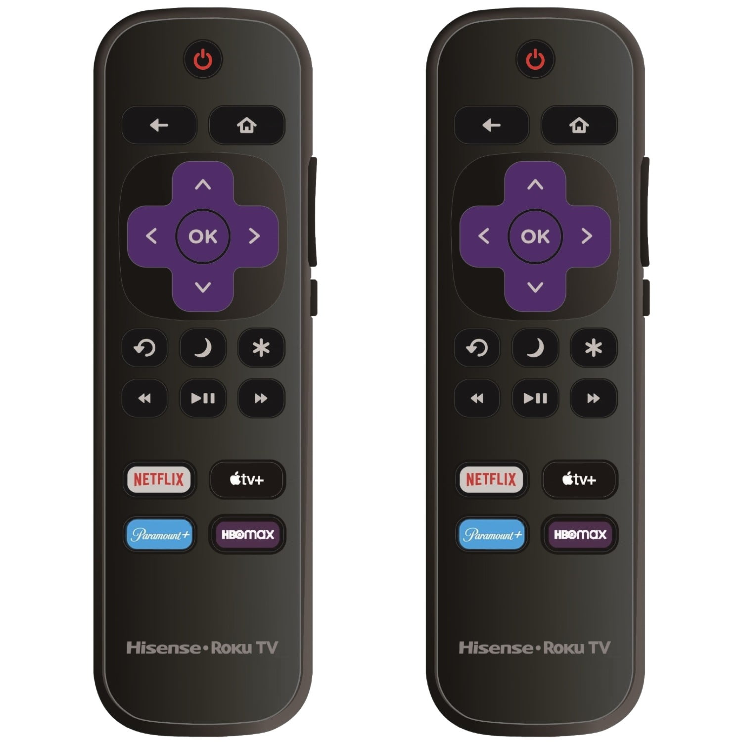 2 Pack - OEM Replacement Remote Control Compatible with All Hisense ...