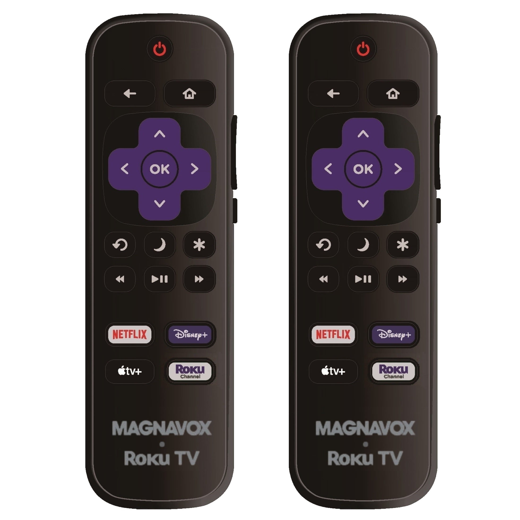 2 Pack - OEM Replacement Remote Control Compatible with All Magnavox ...