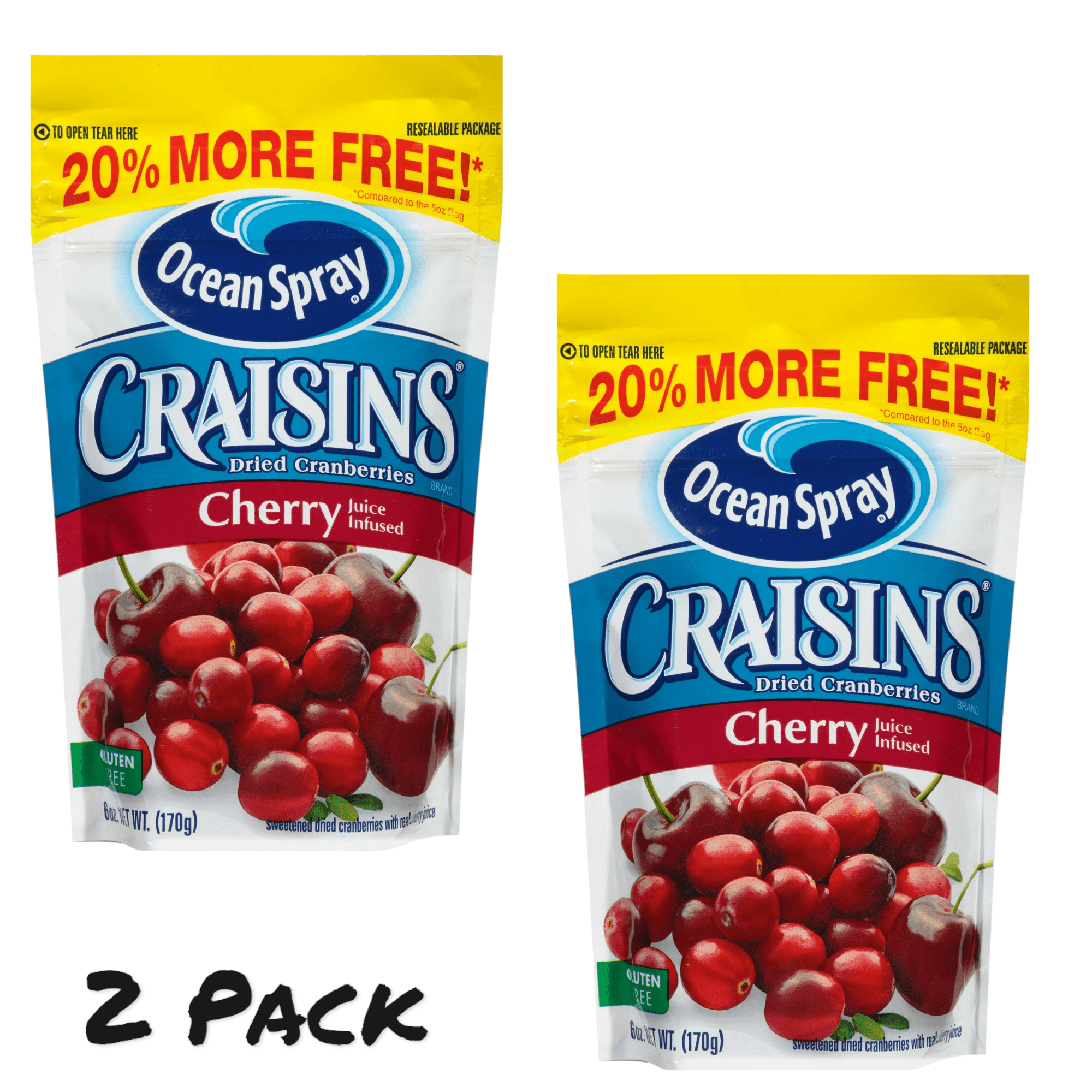 Ocean Spray Cranberries Ocean Spray Craisins Dried Cranberries, 2 Pack ...