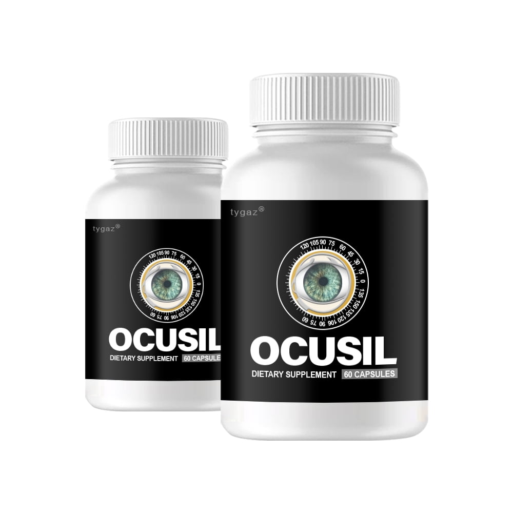 Ocusil - 2 Pack Eye Support Dietary Supplement, 60 Capsules Each ...