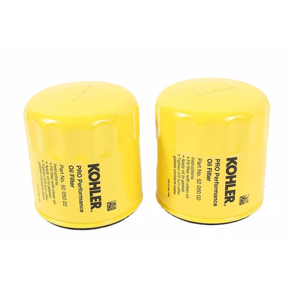 Kohler, Oil Filter, 52 050 02-S, Pro Performance 2 Pack - Walmart.com