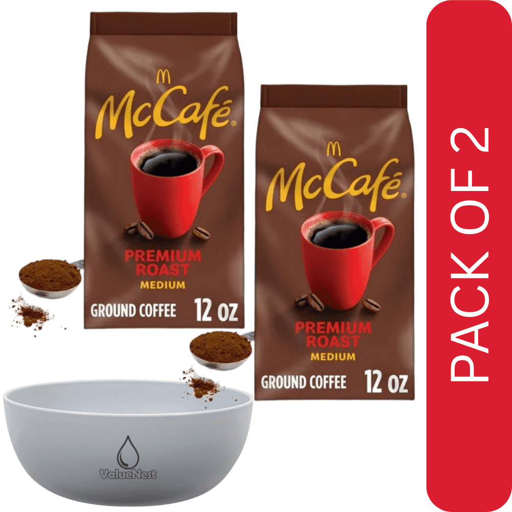 2 Pack Of McCafe Premium Roast Medium Ground Coffee, 12 oz Bag – Smooth ...