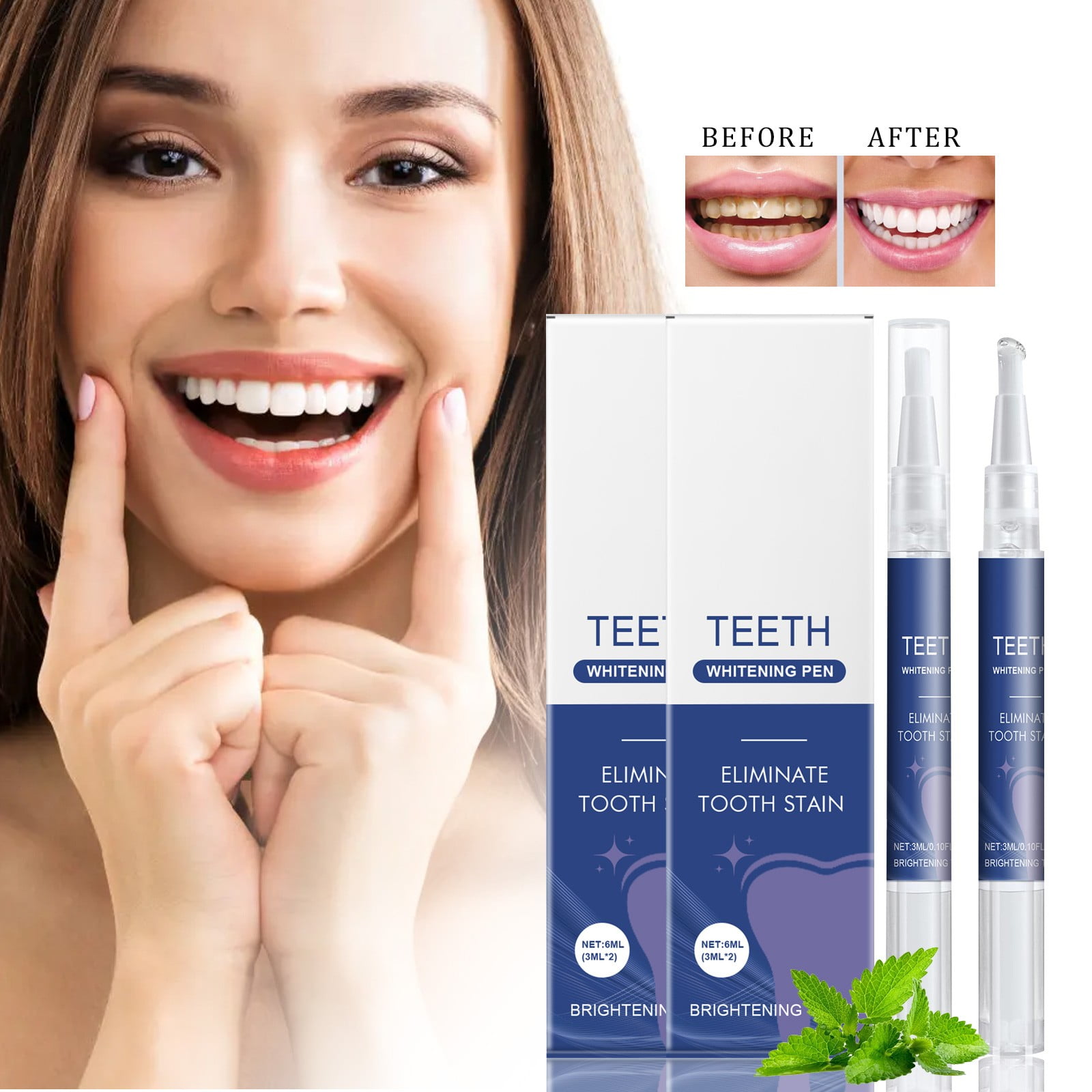 2 Pack Of Teeth Whitening Pens, Teeth Whitening Pens, Effective ...