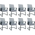 2 Pack Office Guest Reception Chair Conference Chairs Mesh Mid Back ...