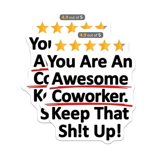 (2 Pack) Office Humor Magnet - Motivational Gift for Coworkers - 5" On ...