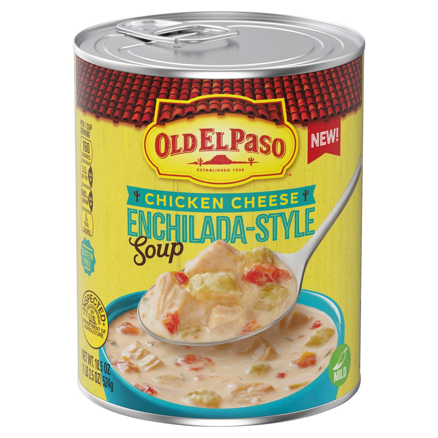 2 Pack - Old El Paso Chicken Cheese Enchilada Style Soup, 18.5 Oz Can ...