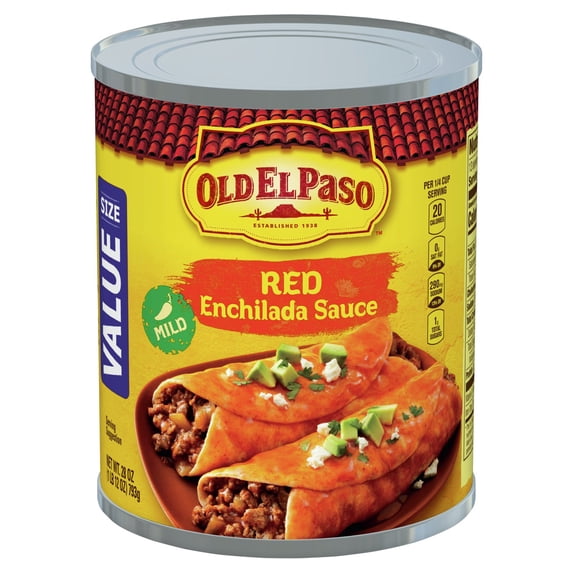 2 Pack - Old El Paso Sauce Enchilada Red Mild Value Size Can 28 oz ...
