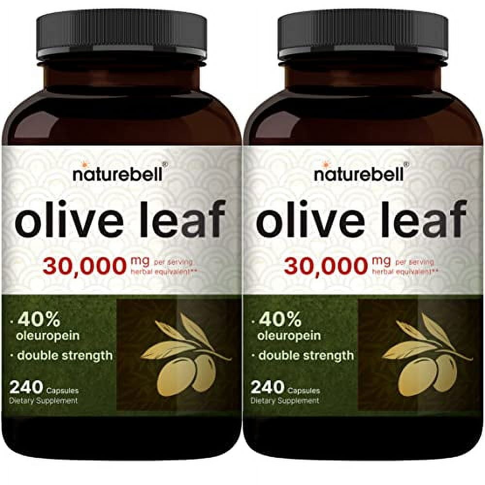 2 Pack Olive Leaf Extract 30000mg 480 Total Capsules 40 Active