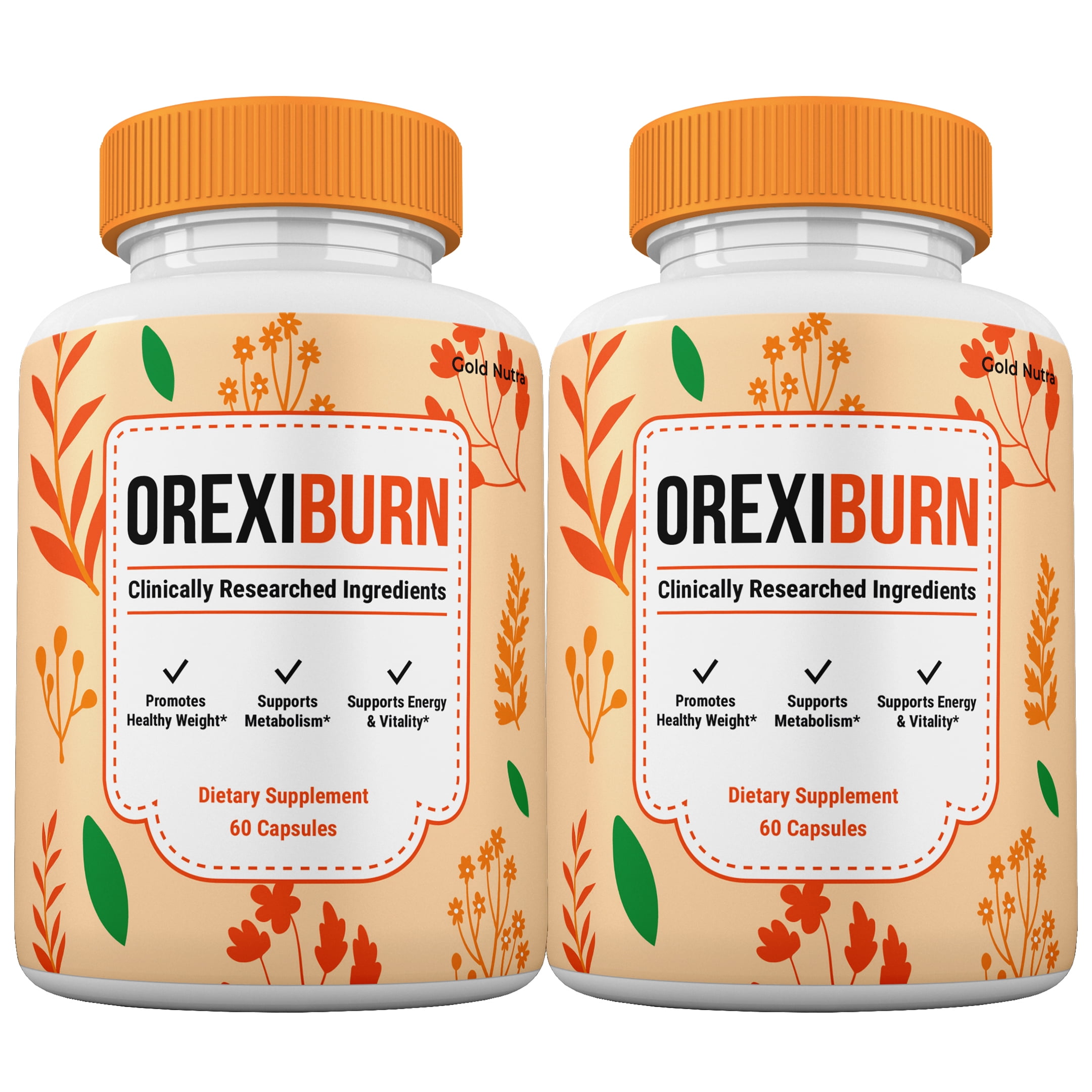 (2 Pack) OrexiBurn Capsules, Orexi Burn Advanced Formula Pills ...