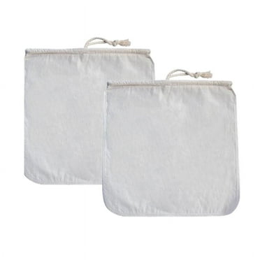 Simple Ecology Organic Cotton Fine Mesh Reusable Straining Bags - Set ...